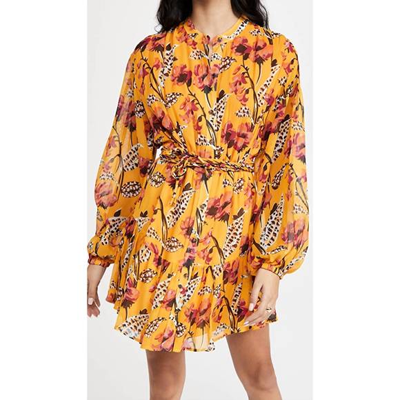 A.L.C. | Dresses | New Alc Jen Dress In Yellow Multi | Poshmark